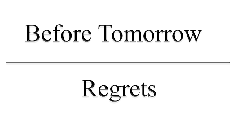 Regret – Egotheist