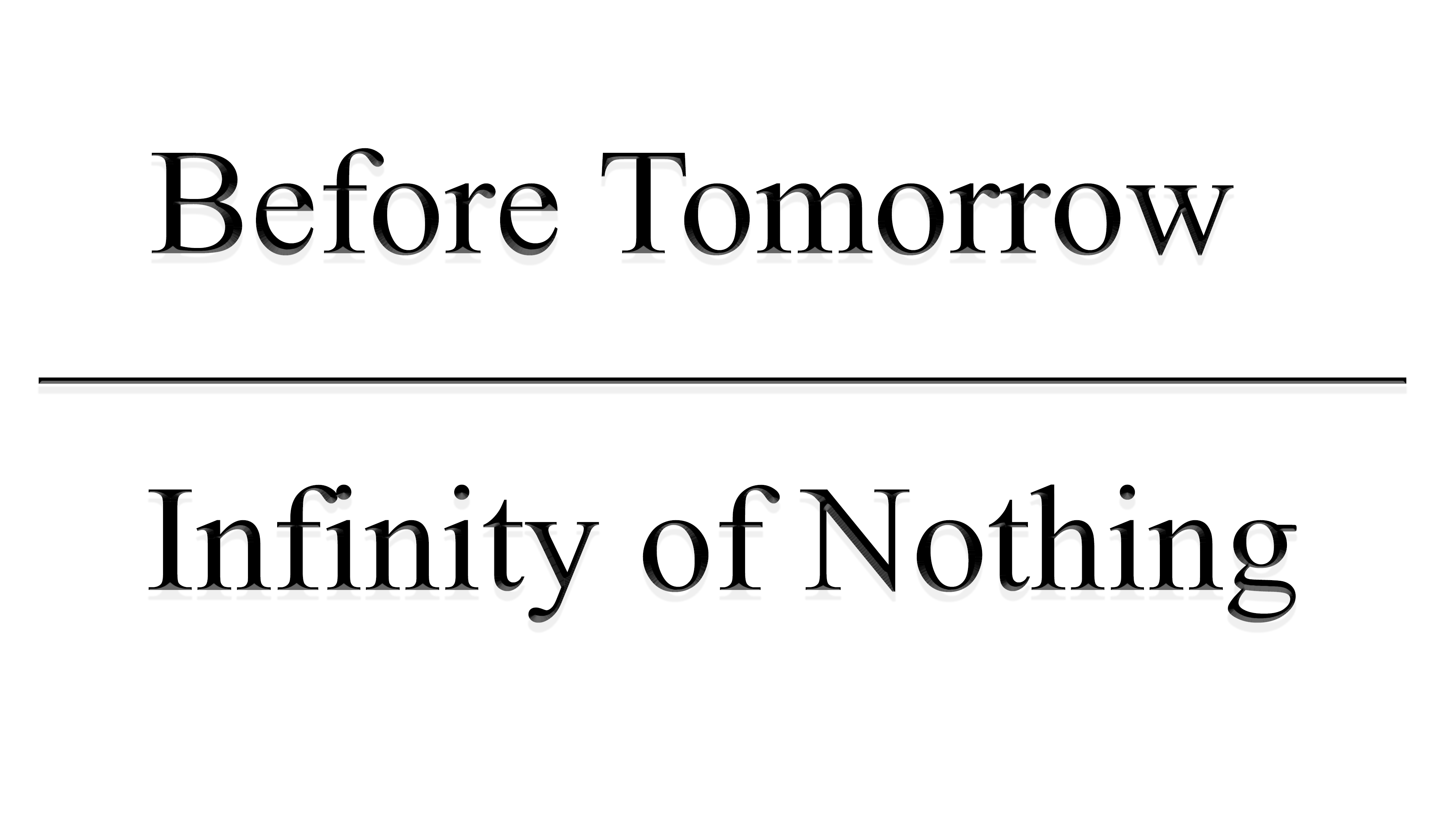 Infinity of Nothing – Egotheist